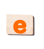 Personalised Bamboo Train Letter E – Australian Toy Sales